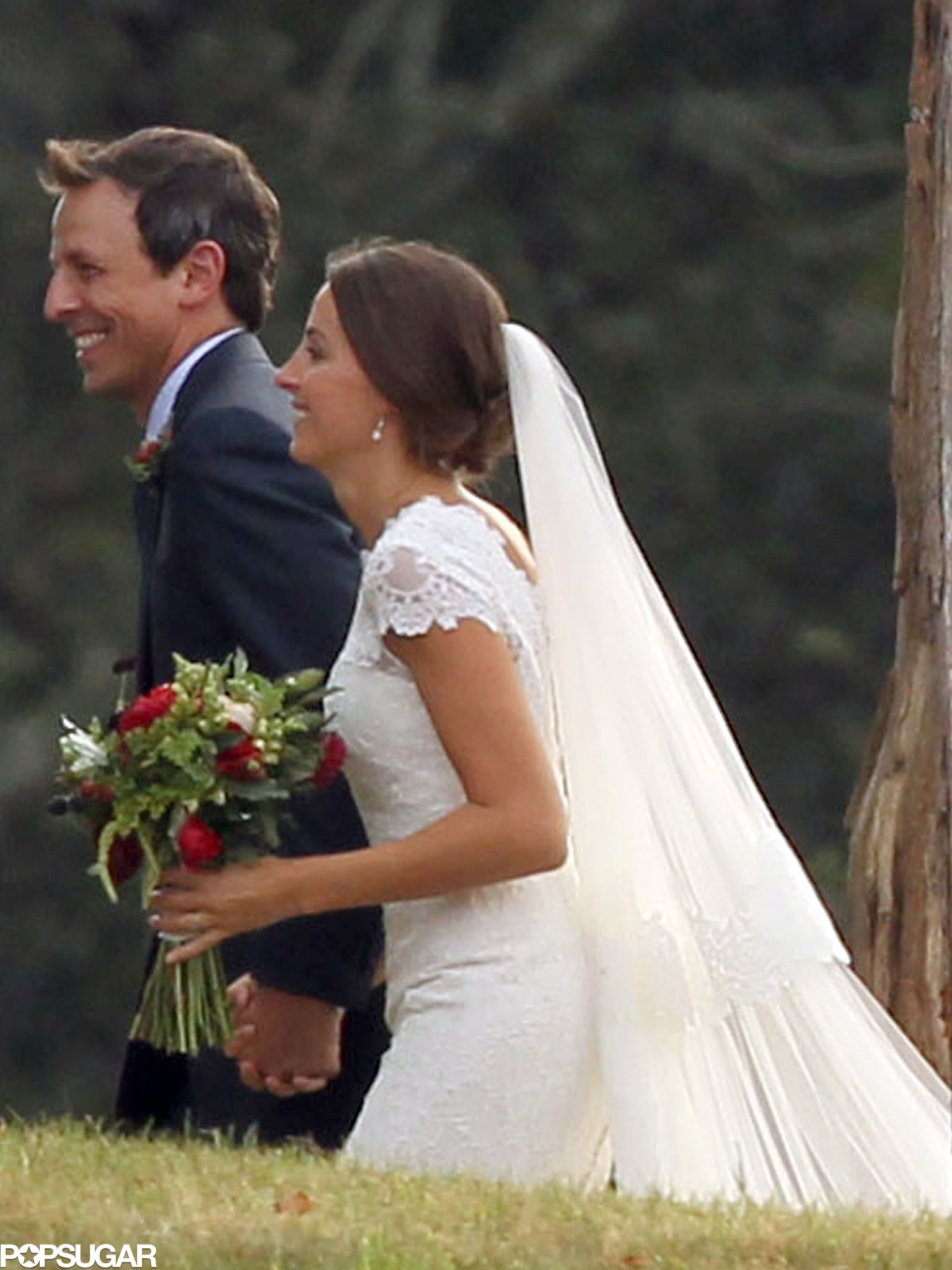 Seth Meyers and Alexi Ashe | The Best Celebrity Weddings of 2013 ...
