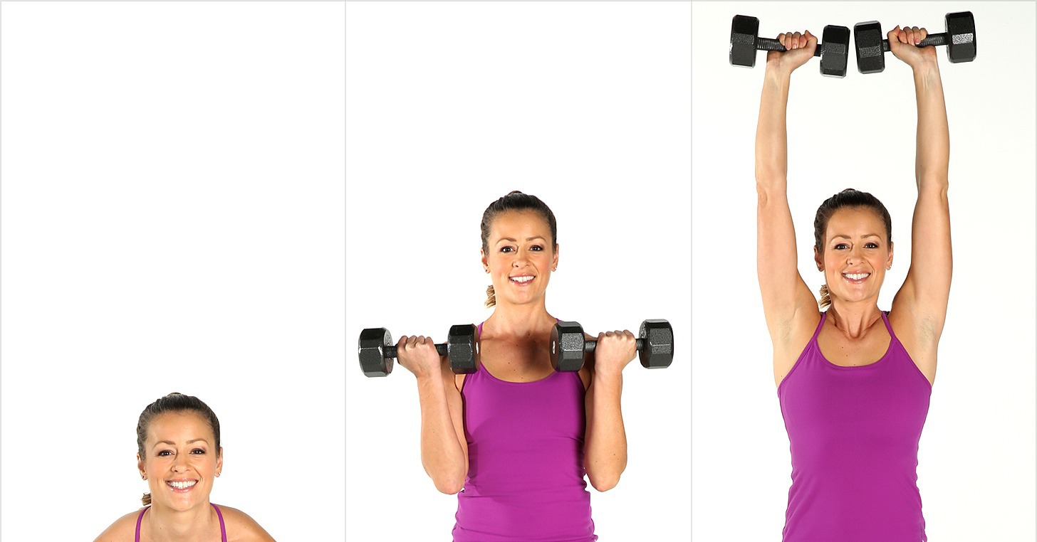 Squat, Curl, and Press | Incinerate Fat and Build Muscle With This Kick ...